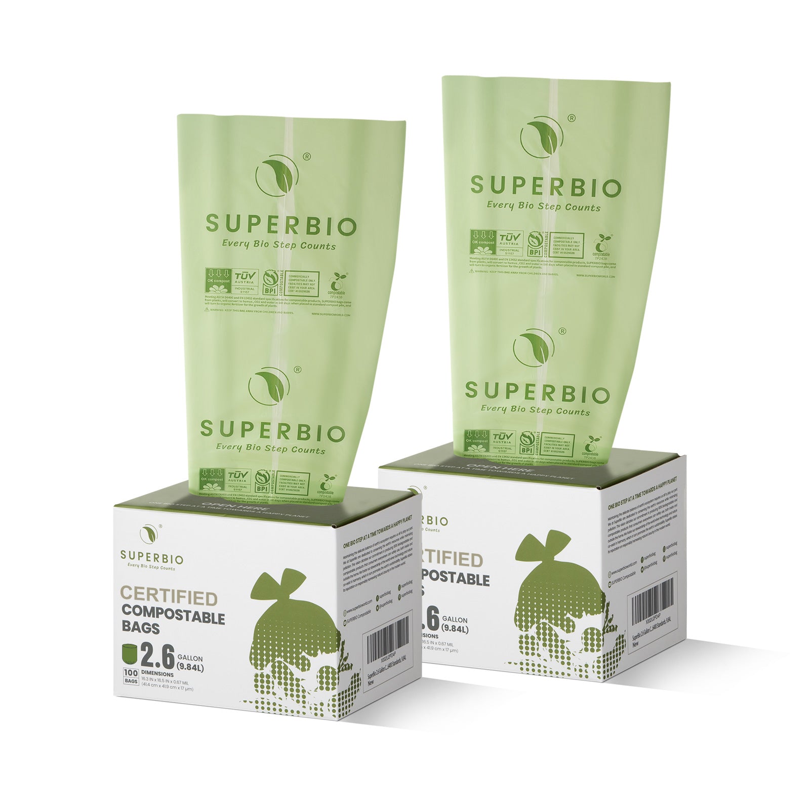 Small Compostable trash Bags for Kitchen Waste | Eco & Sustainable